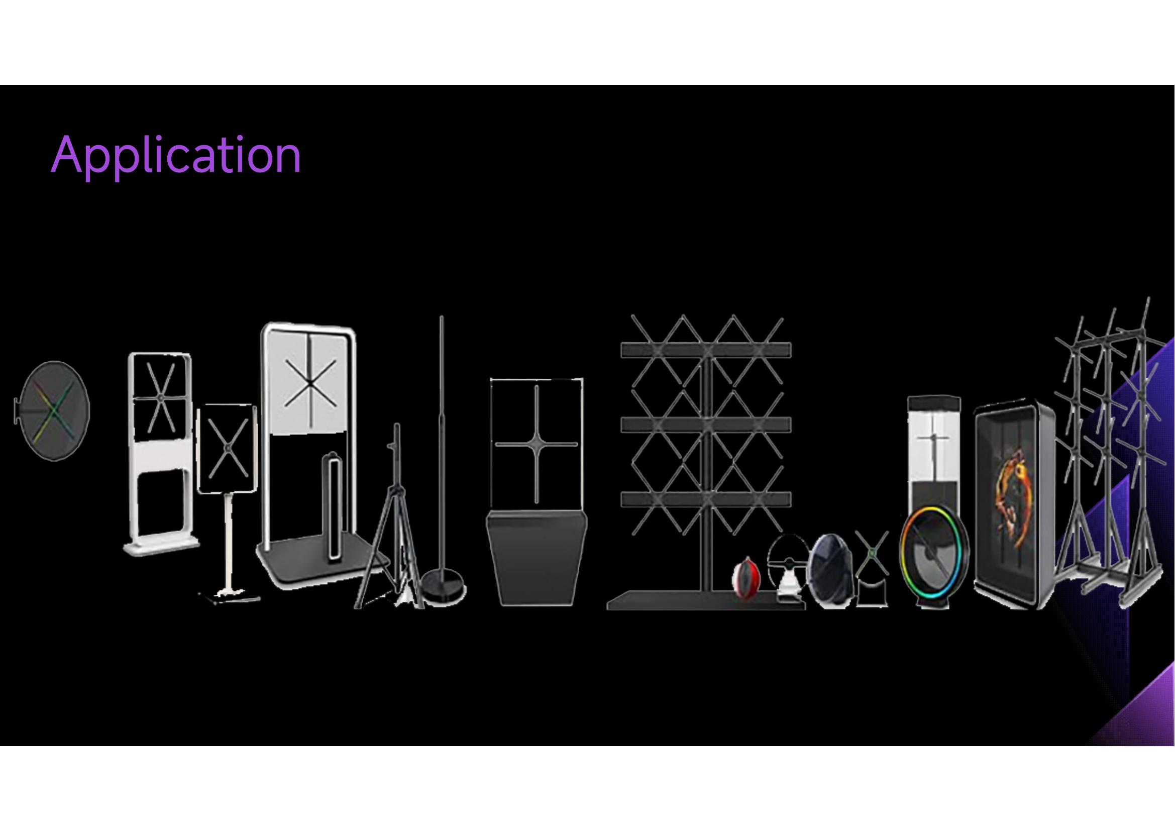 3D Holographic Fan Versatile Applications