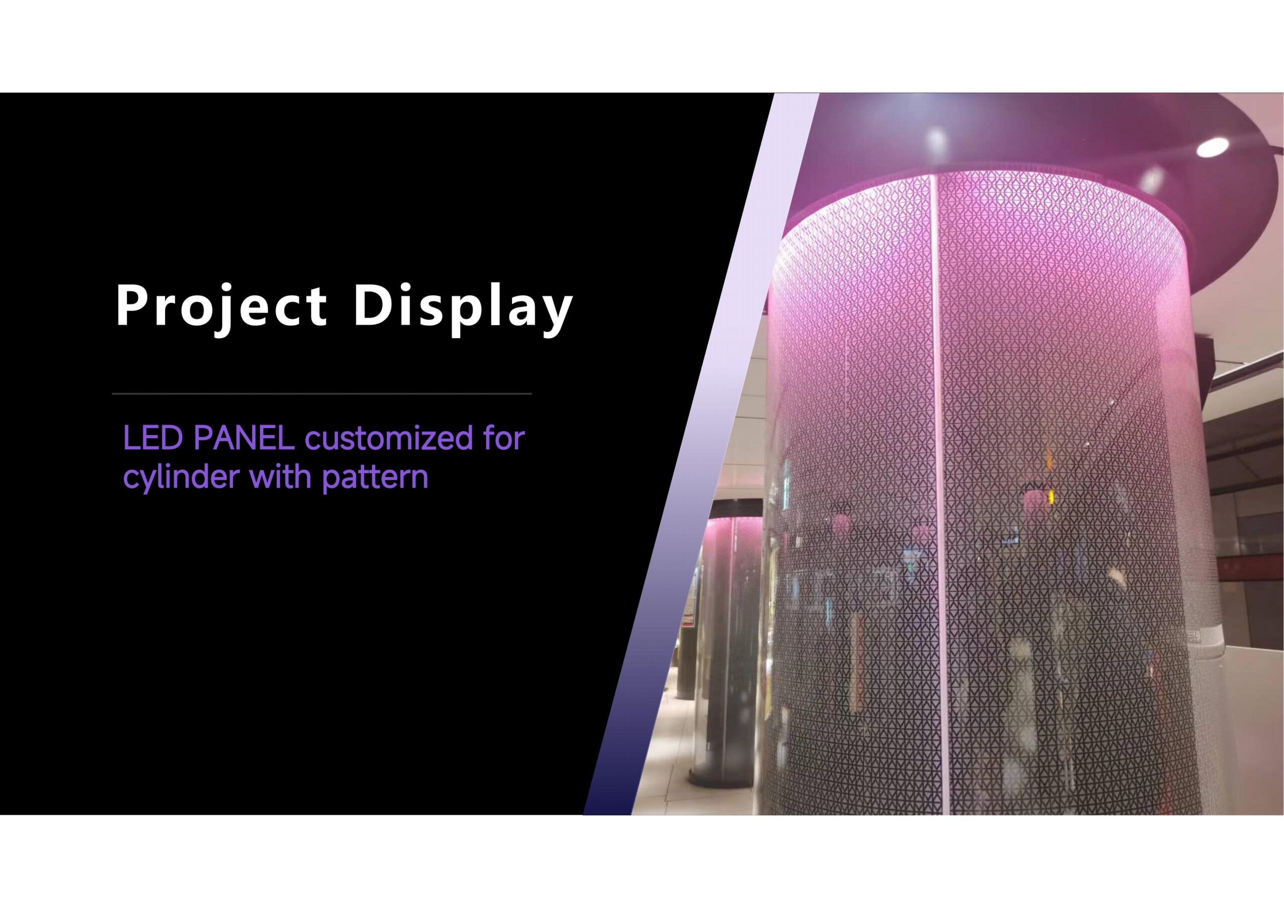 Frameless Illuminated Panel for World Better display