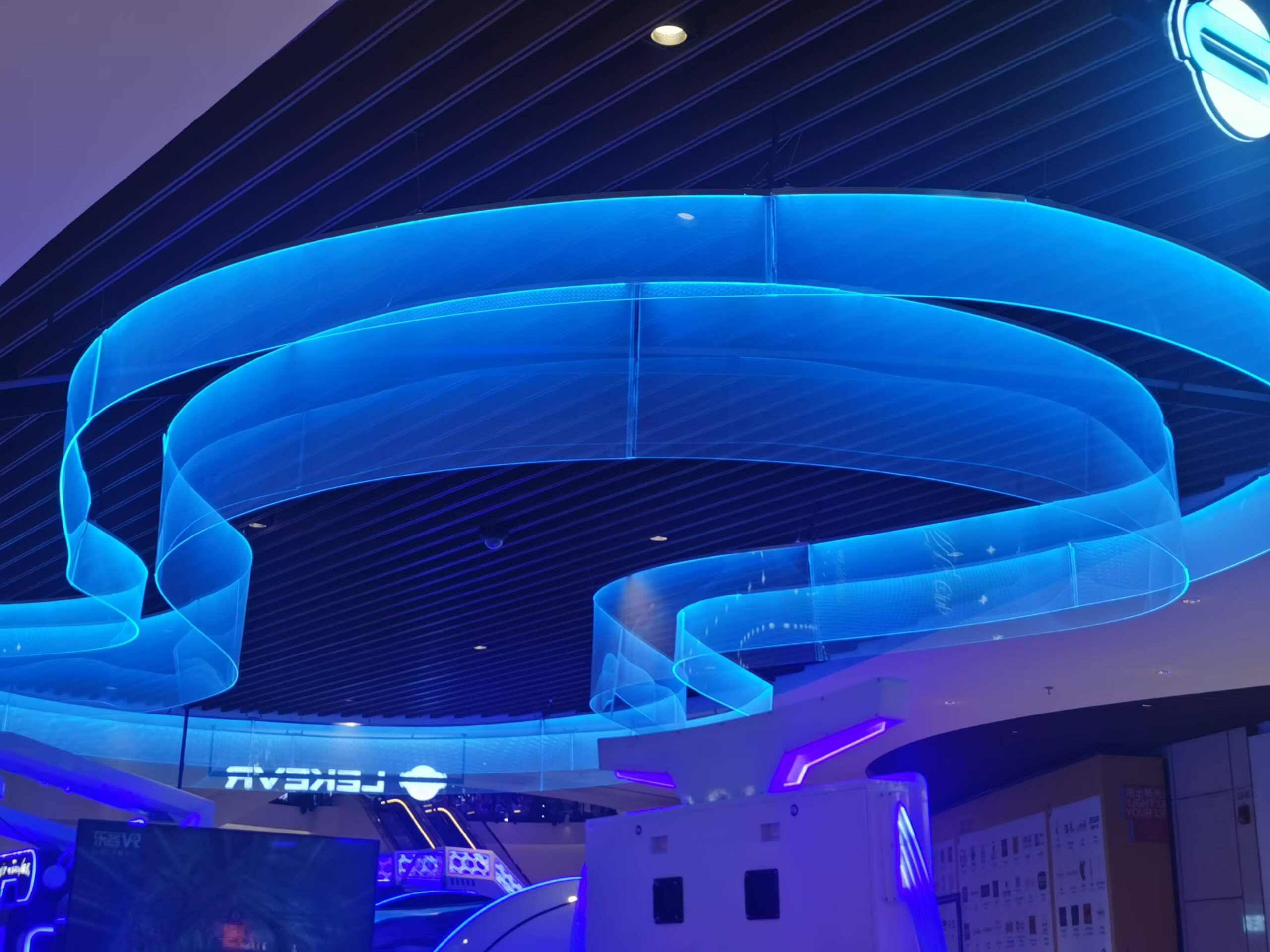 acrylic illuminated wall Exhibition and Display Artworks ...