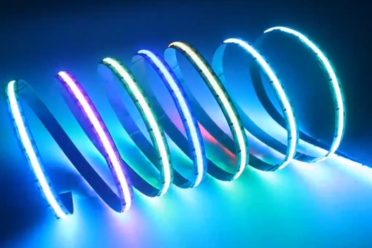 COB strip flash RGB 12mm width Dimmable LED Strip Lights ...